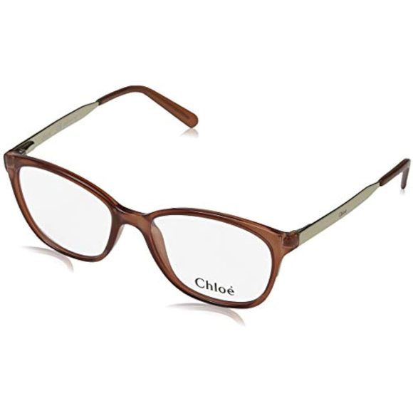 Chloe | Accessories | New Chloe Ce2697 222 Light Burnt Eyeglasses 53mm ...